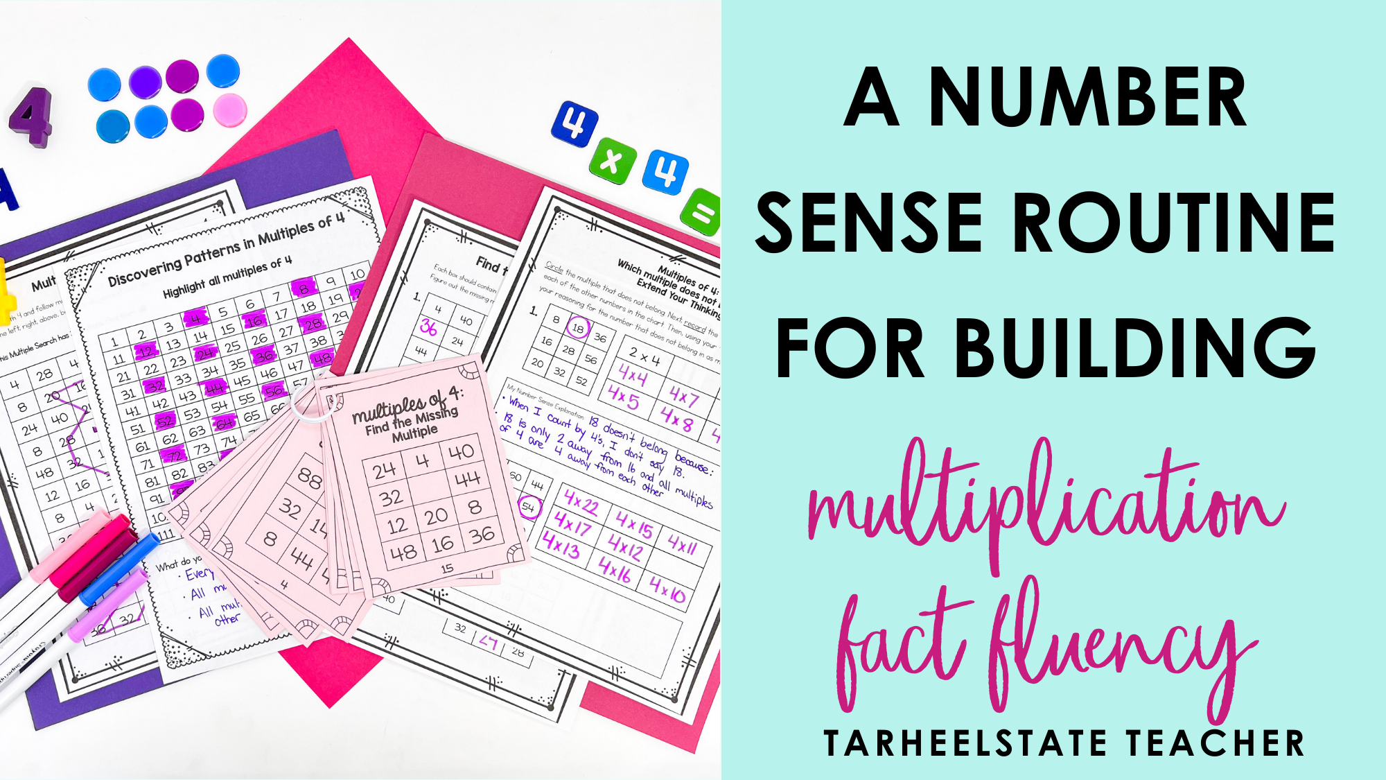 Routines for Developing Number Sense and Multiplication Fact Fluency ...