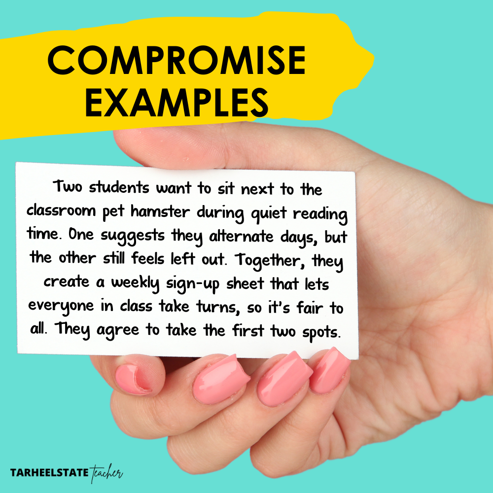 What Compromise Means in the Classroom: Simple Compromise Examples and ...