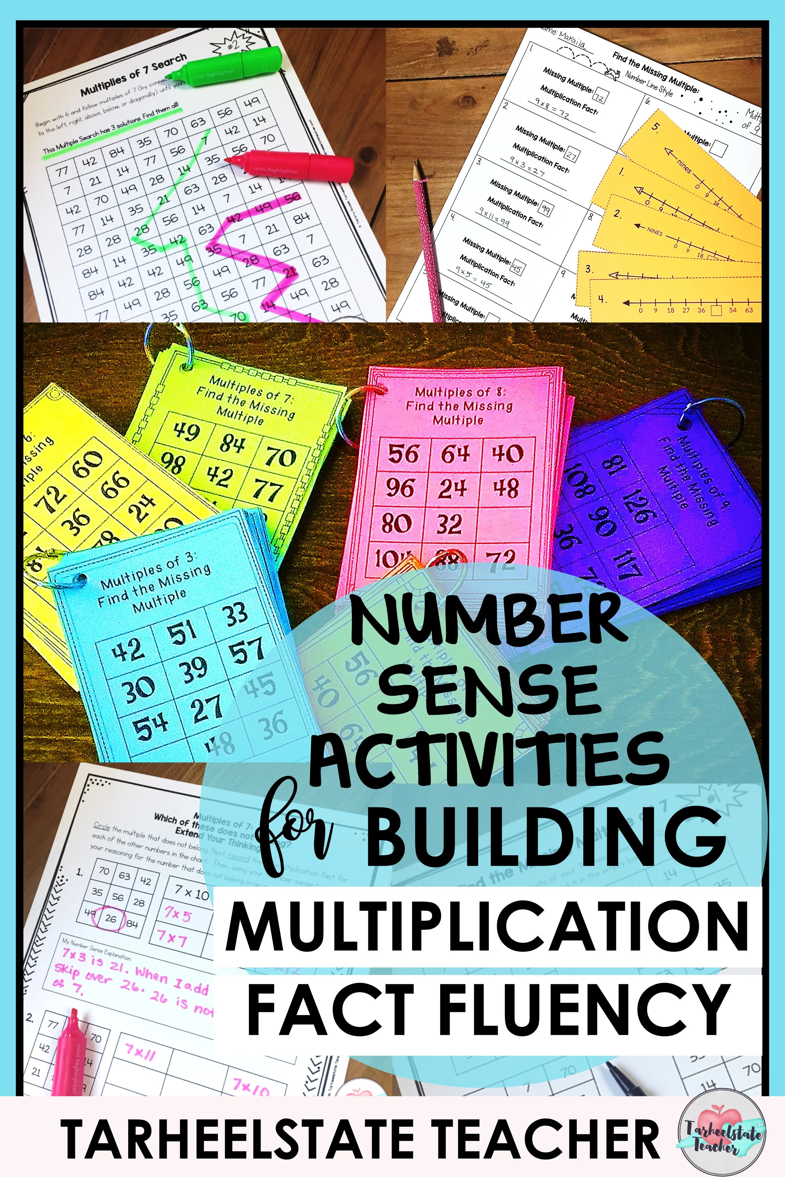 Multiplication Facts Activities: Number Sense Intervention Tasks ...
